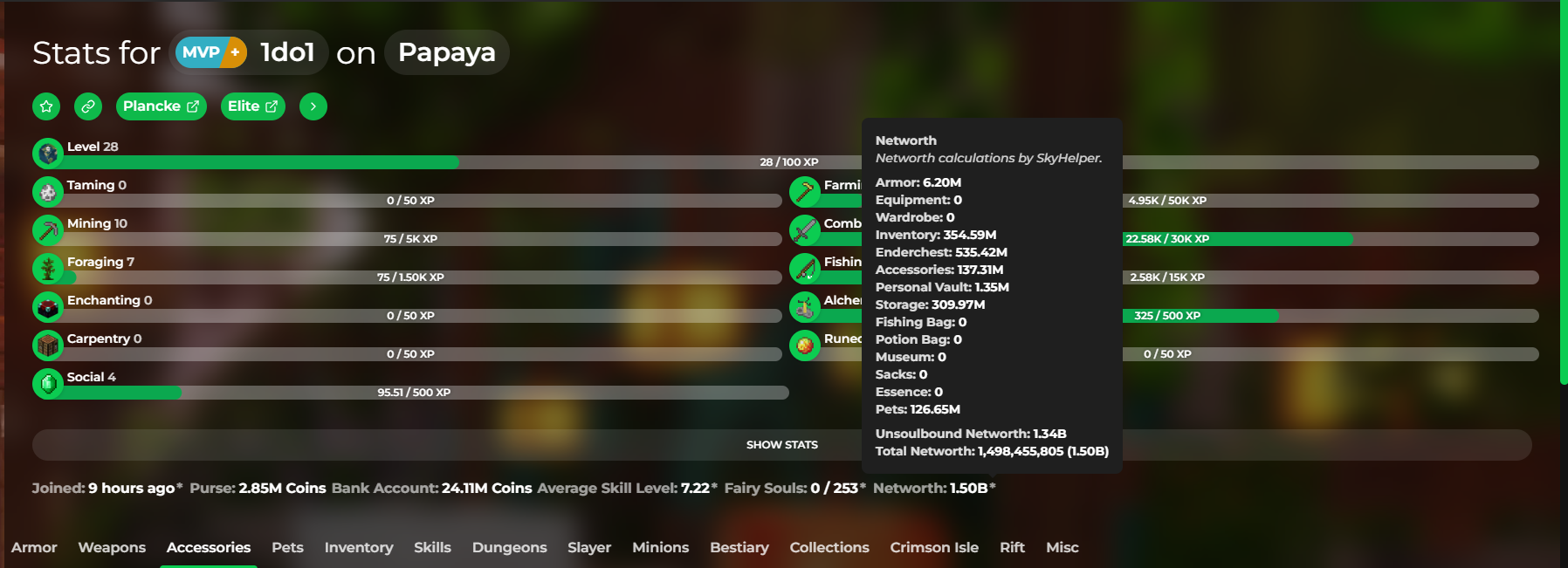 Buy Hypixel skyblock profile/islan in MINECRAFT: HYPIXEL Profiles ...