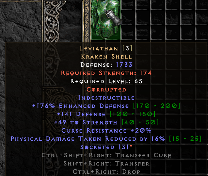 Buy LEVIATHAN (3 SOCKETS SLAM) PD2 in PROJECT DIABLO 2 Items - Offer ...
