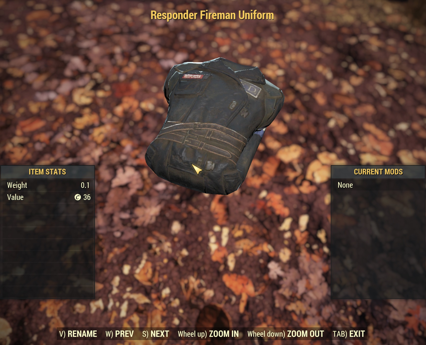 Buy Responder Fireman Uniform + Re in FALLOUT 76 Items - Offer #25144331