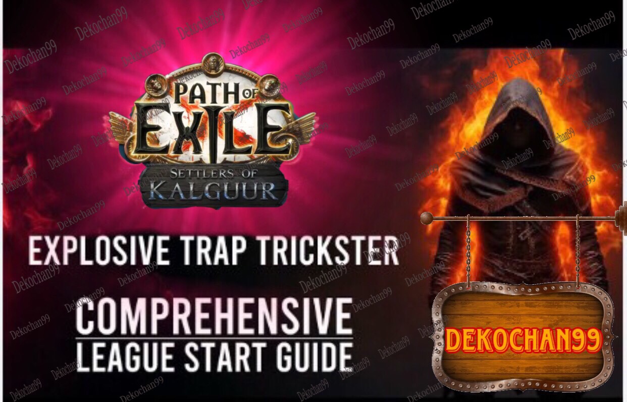 Buy Build Explosive Trap Tricks in PATH OF EXILE Builds - Offer #2430778205