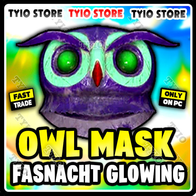Buy Fasnacht Glowing Owl Mask in FALLOUT 76 Items - Offer #261012518