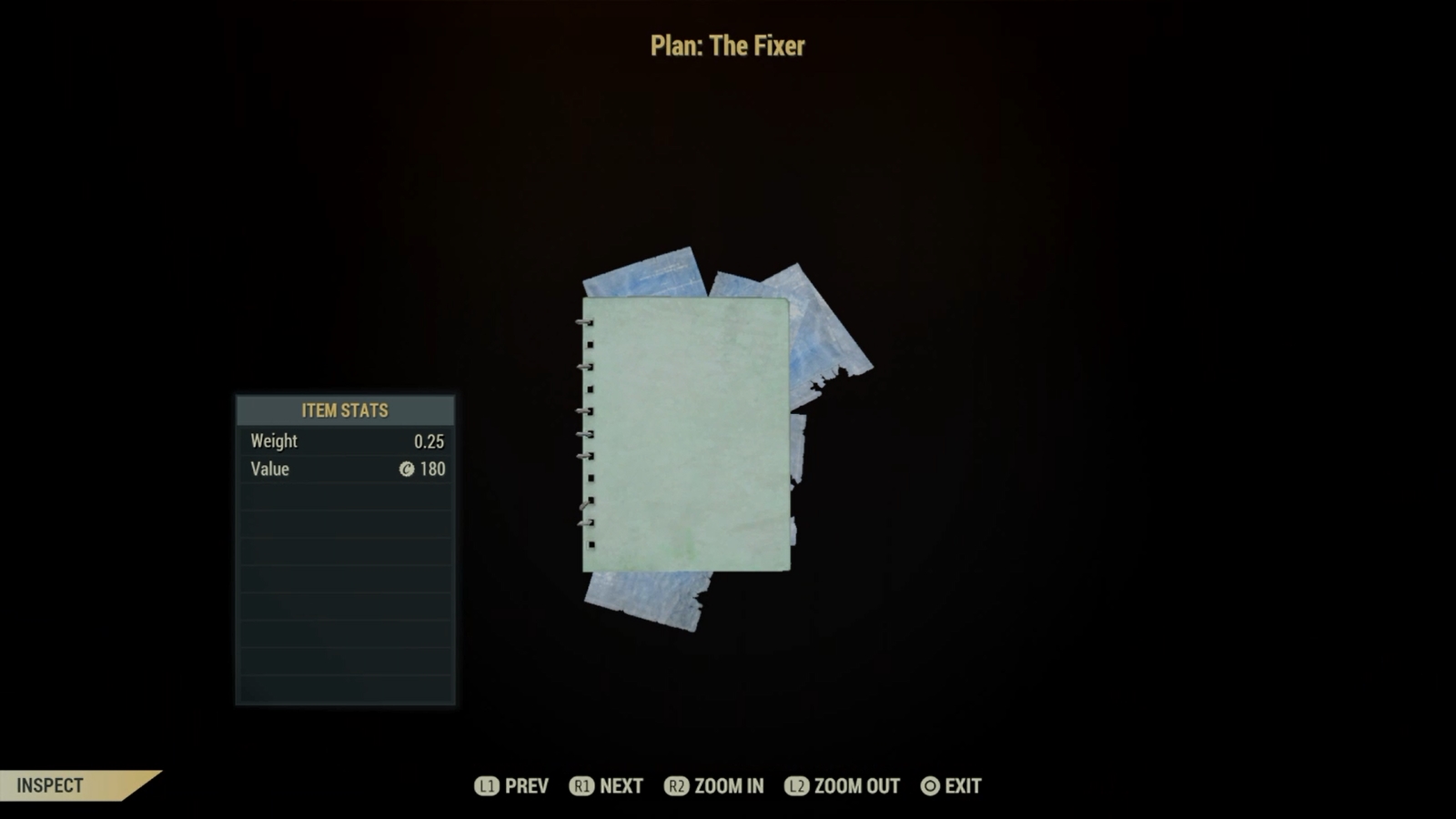 Buy [PS4/PS5] Plan: The Fixer in FALLOUT 76 Items - Offer #255197229