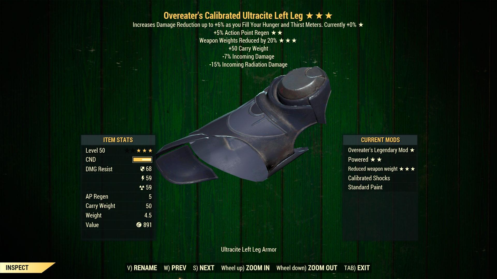 Buy Overeater's Ultracite Armor Je in FALLOUT 76 Items - Offer #2517426241