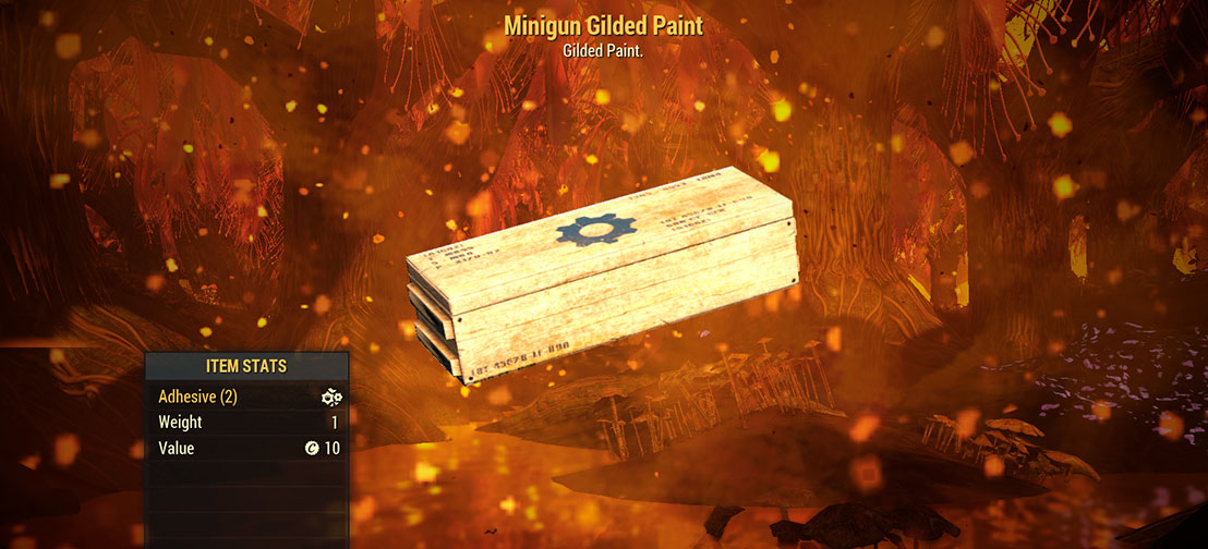 Buy Minigun Gilded Paint Mod in FALLOUT 76 Items - Offer #2531483706