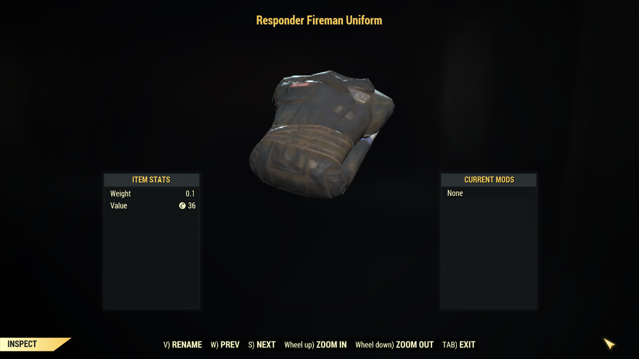 Buy [PC] Responder Fireman Outfit in FALLOUT 76 Items - Offer #2514233652