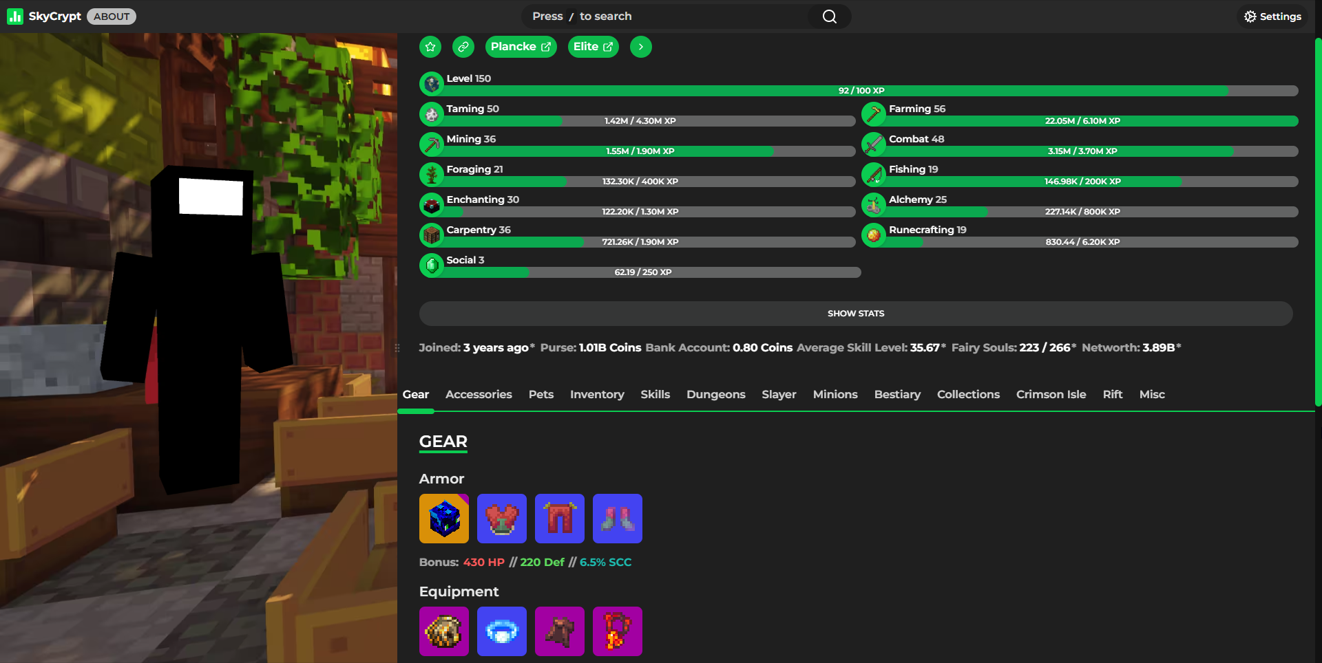 Buy ☀️ MVP+ RANK | NETWORTH 3. in MINECRAFT: HYPIXEL Accounts - Offer ...