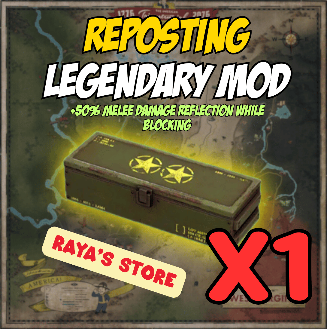 Buy Reposting Legendary Mod | Repo in FALLOUT 76 Items - Offer #2525094114