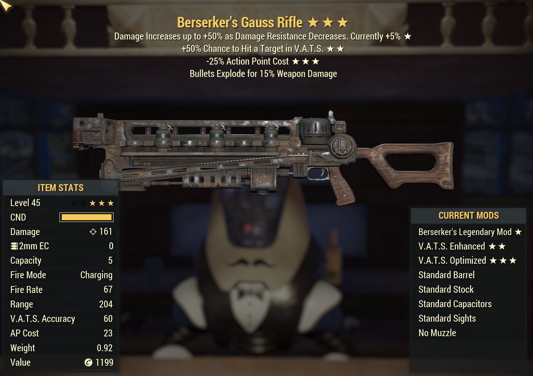 Buy Gauss Rifle Berserker's/50Ch/2 in FALLOUT 76 Items - Offer #2420228840