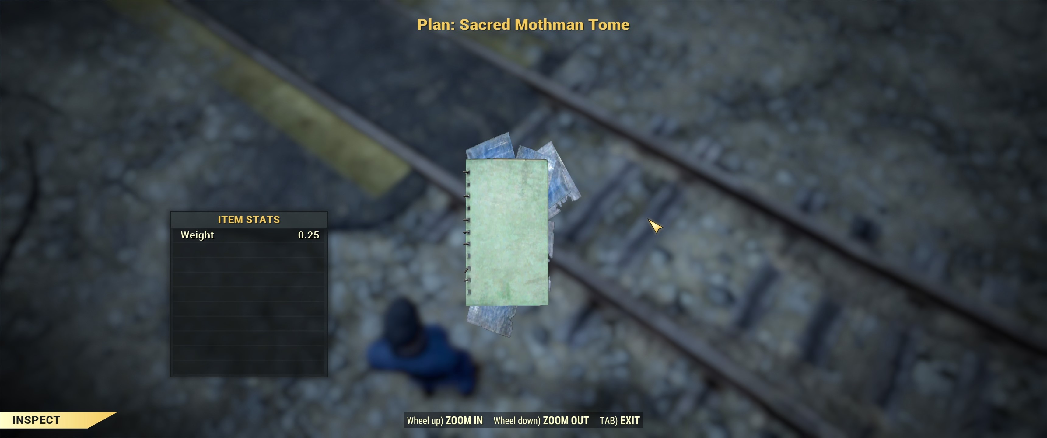 Buy Plan: Sacred Mothman Tome in FALLOUT 76 Items - Offer #2532699527