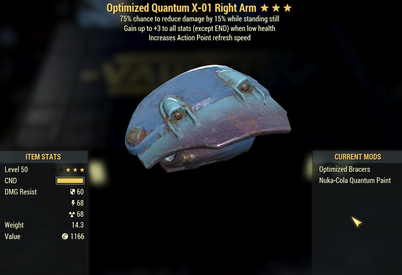 Buy Unyielding Sentinel X-01 Power in FALLOUT 76 Items - Offer #2526045522