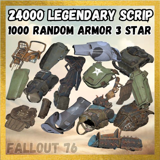 Buy X24000 LEGENDARY SCRIP (X1000 in FALLOUT 76 Items - Offer #252990263