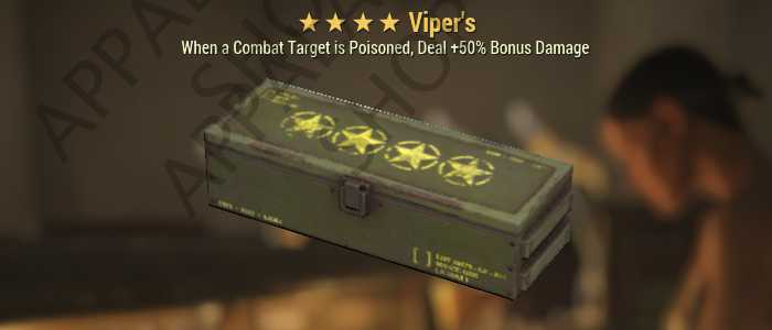 Buy Legendary mod Viper's [4 star in FALLOUT 76 Items - Offer #2535063613