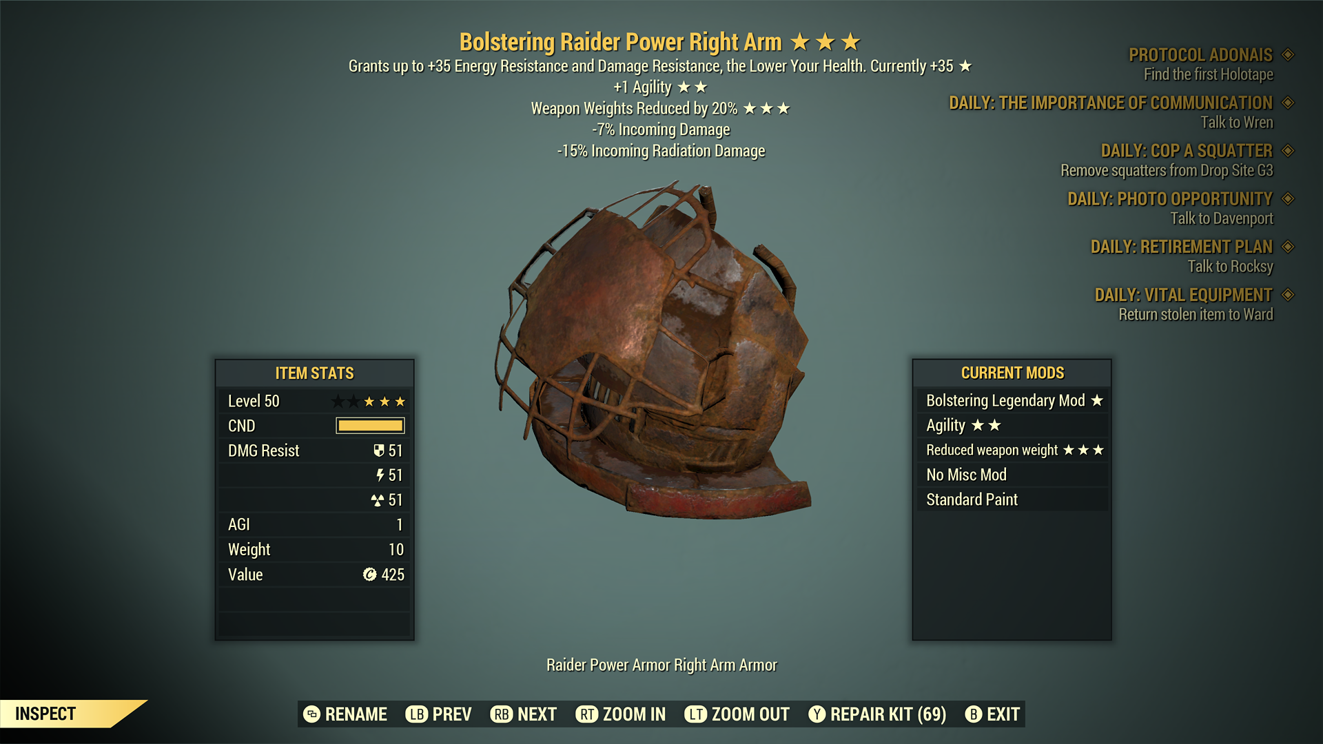 Buy [XBOX] Bolstering Raider Power in FALLOUT 76 Items - Offer #25574371
