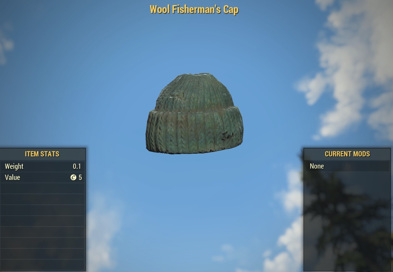 Buy Wool Fisherman's Cap [Outfit] in FALLOUT 76 Items - Offer #2532630888