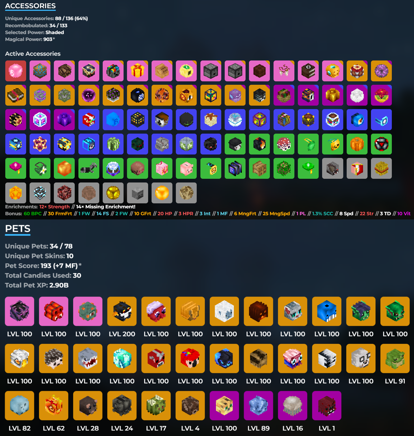 Buy ⭐14B Networth - 1.8B Purse | in MINECRAFT: HYPIXEL Accounts - Offer ...