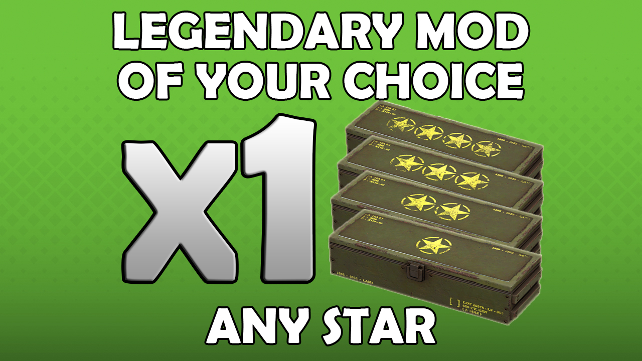 Buy [XBOX] 1 Legendary Mod Of Your in FALLOUT 76 Items - Offer #2515265061