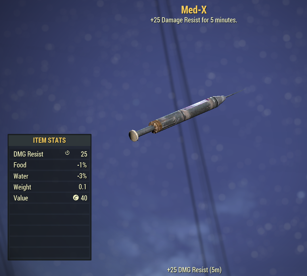 Buy Med-x [Aid] in FALLOUT 76 Items - Offer #2535632560
