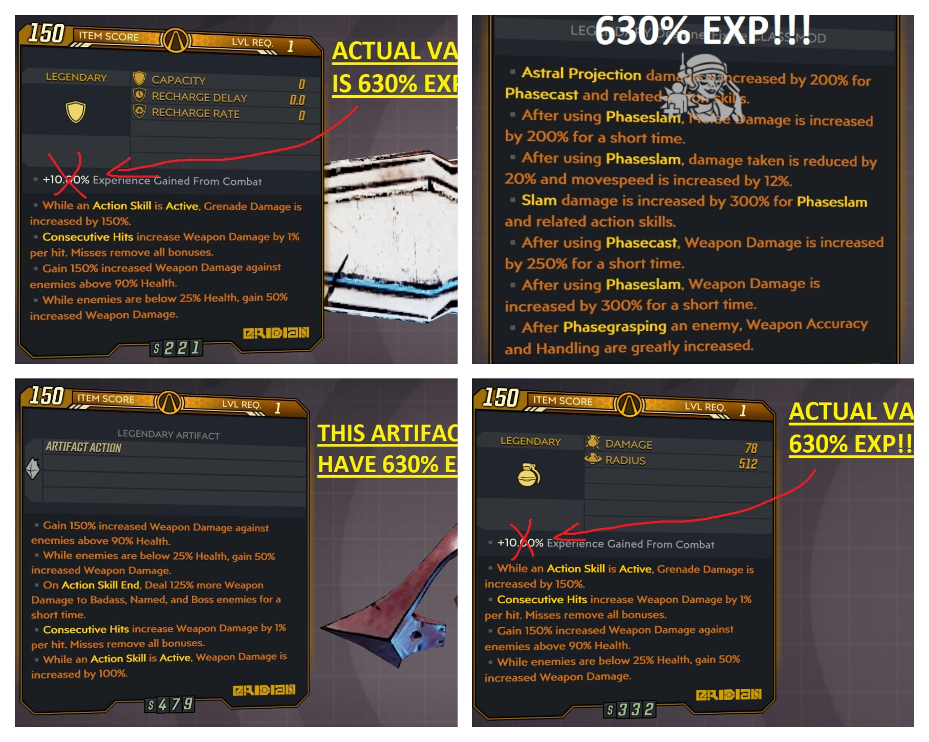 Buy ⭐[PC/XB/PS] LVL1 AMARA EXP P in BORDERLANDS 3 Items - Offer #2319615575