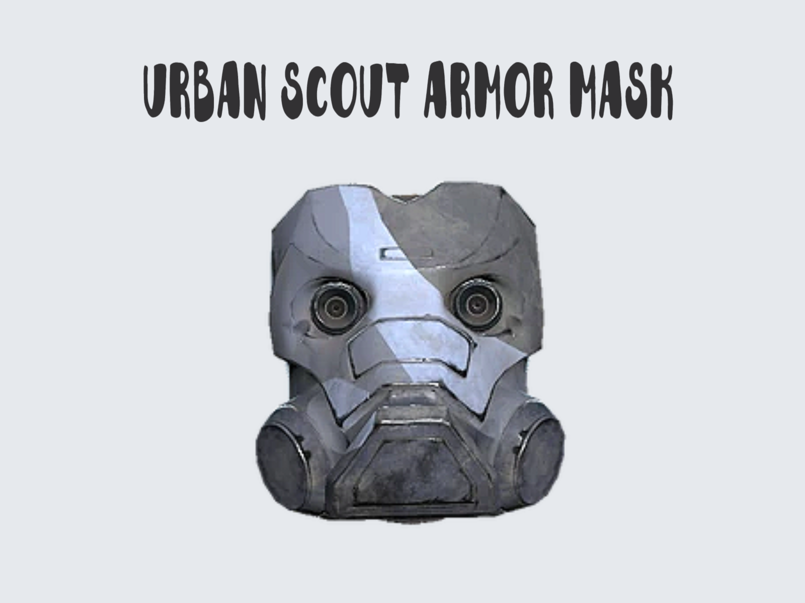 Buy ⭐[PC] Urban Scout Armor Mask in FALLOUT 76 Items - Offer #2425266429