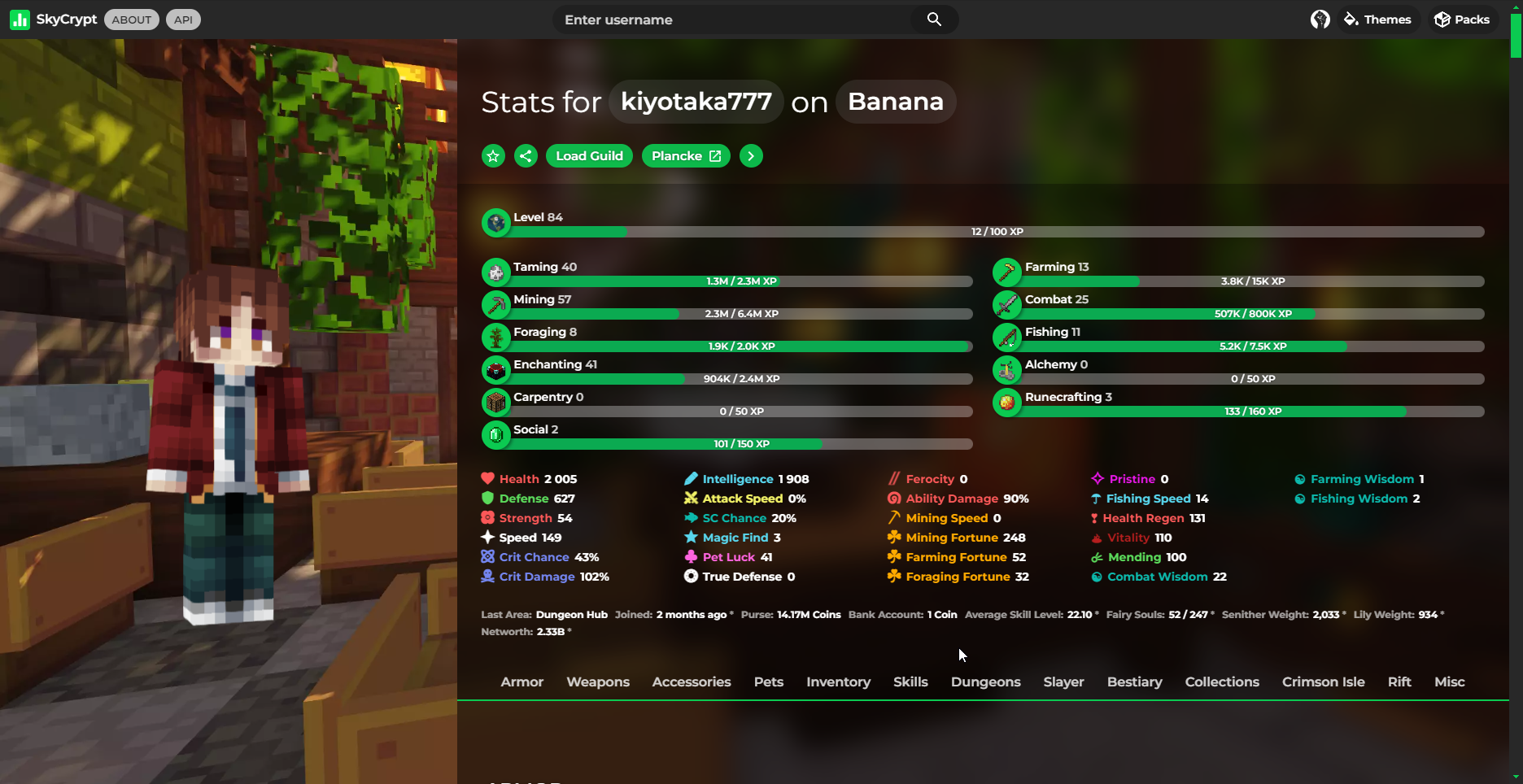 Buy ⚡ NETWORTH: 2.33B | HYPERION in MINECRAFT: HYPIXEL Accounts - Offer ...