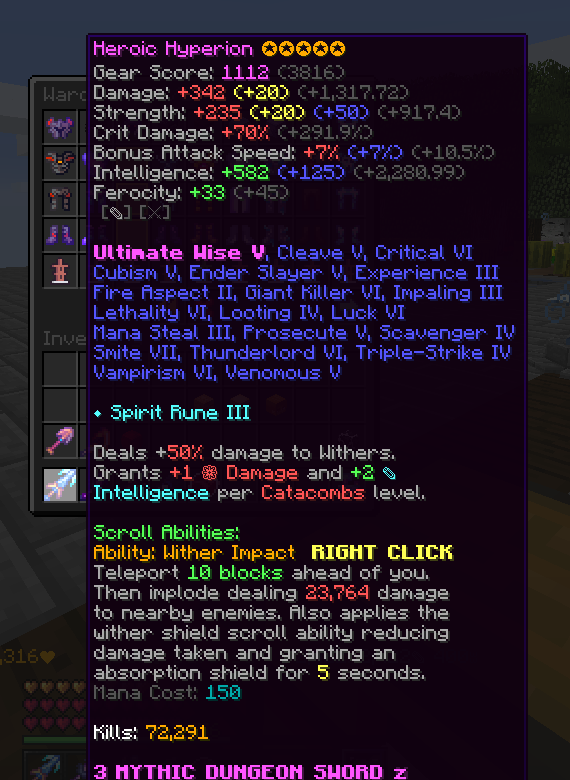 Buy Full maxed storm + maxor boots in MINECRAFT: HYPIXEL Items - Offer ...