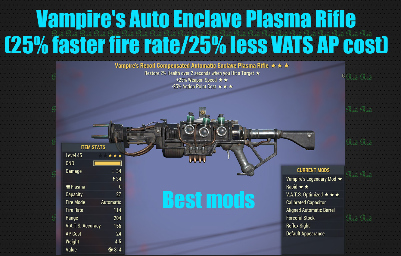 Buy Vampire's Auto Enclave Plasma in FALLOUT 76 Items - Offer #2527366677