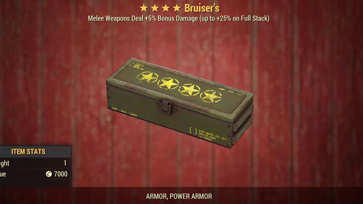 Buy [PS] Bruiser's Legendary Mod ( in FALLOUT 76 Items - Offer #253617008