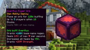 Buy OverFlux Power Orb [Safest sel in MINECRAFT: HYPIXEL Items - Offer ...