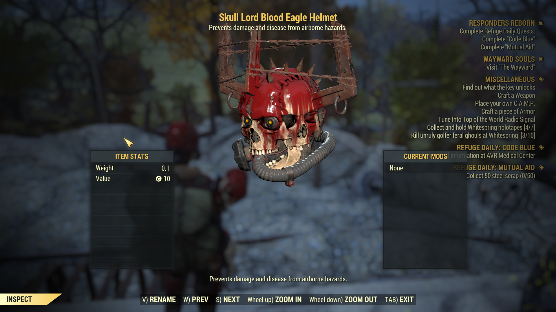 Buy Skull lord Blood Eagle Helmet in FALLOUT 76 Items - Offer #252090786