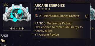 Buy ⭐ Arcane Energize Rank 5⭐ in WARFRAME Items - Offer #233843539