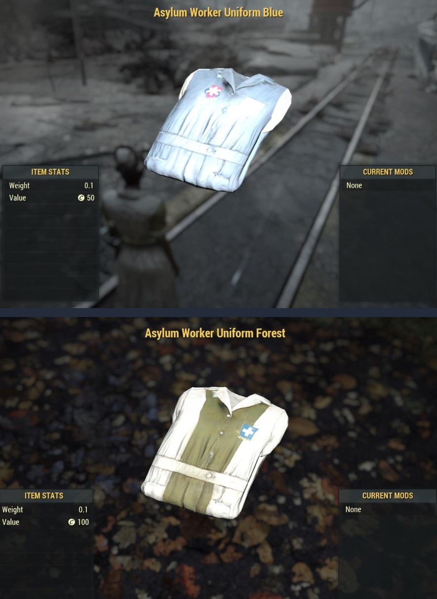 Buy Asylum Worker Uniform Bundle [ in FALLOUT 76 Items - Offer #2526076262