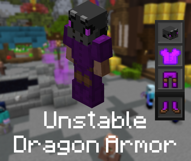 Buy Full Unstable Dragon Armor for in MINECRAFT: HYPIXEL Items - Offer ...