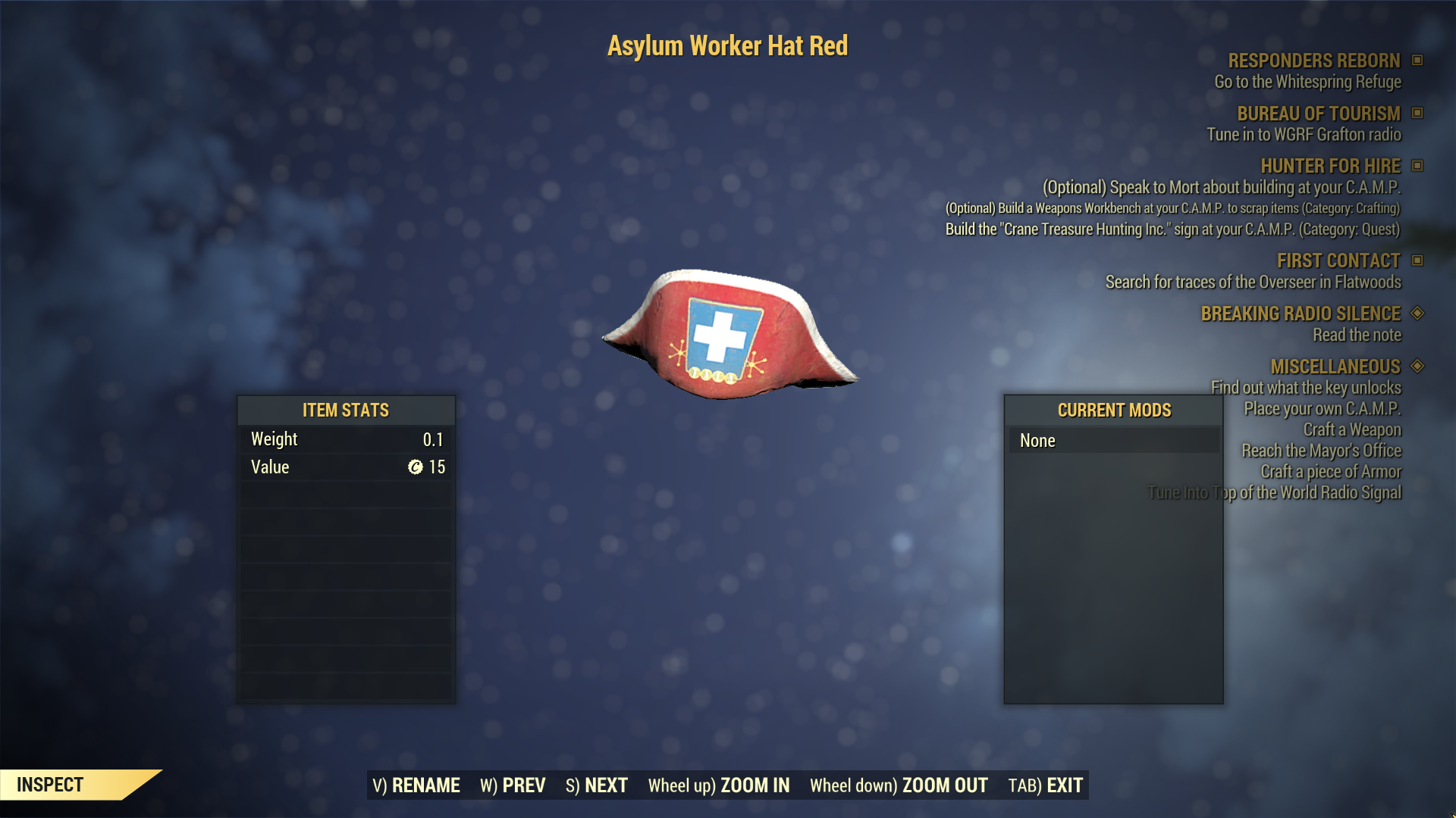 Buy Asylum Worker Uniform Red and in FALLOUT 76 Items - Offer #2515312926