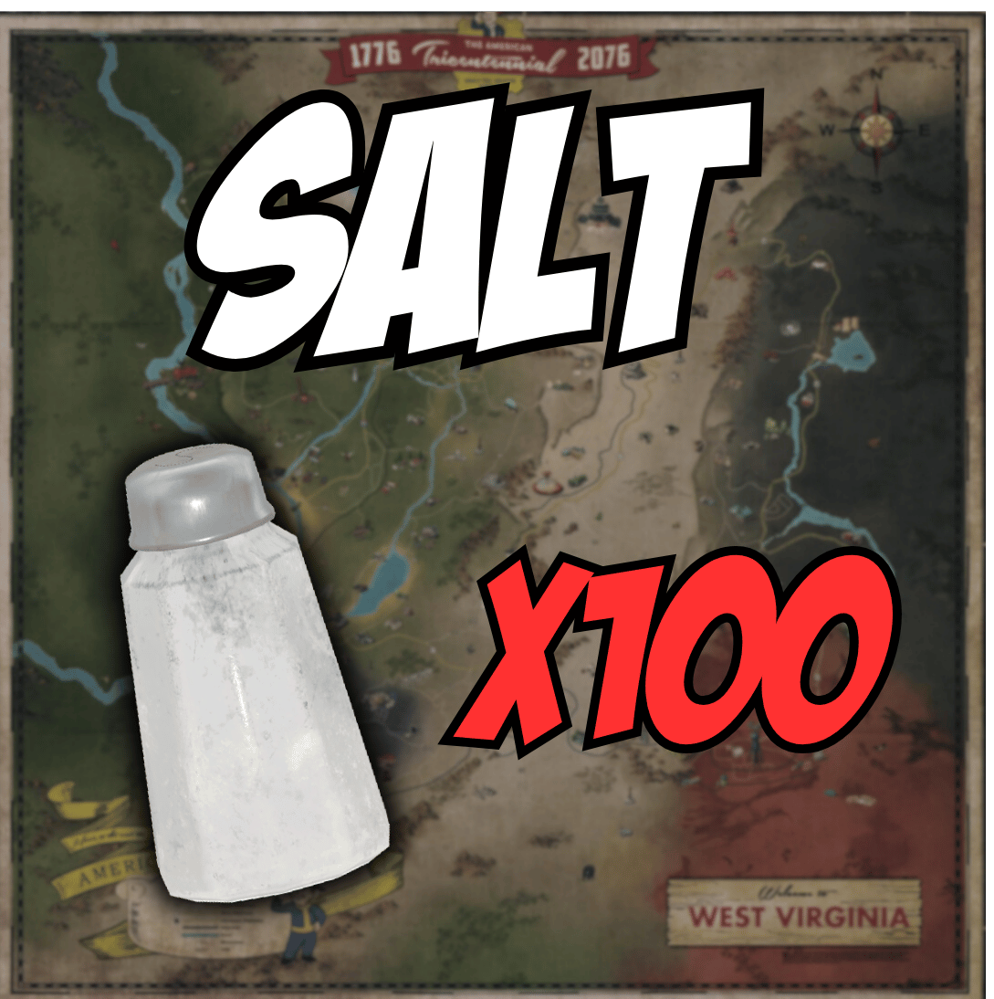 Buy Salt x100 [PC] in FALLOUT 76 Items - Offer #2525087941