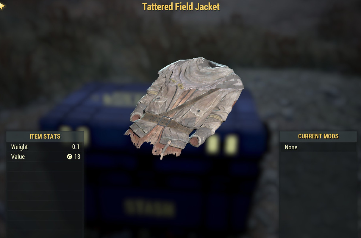 Buy Tattered Field Jacket + Wrappe in FALLOUT 76 Items - Offer #2424470740