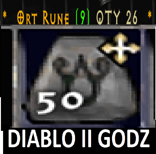 Buy 50x Ort Rune | Project Diablo in PROJECT DIABLO 2 Runes - Offer ...