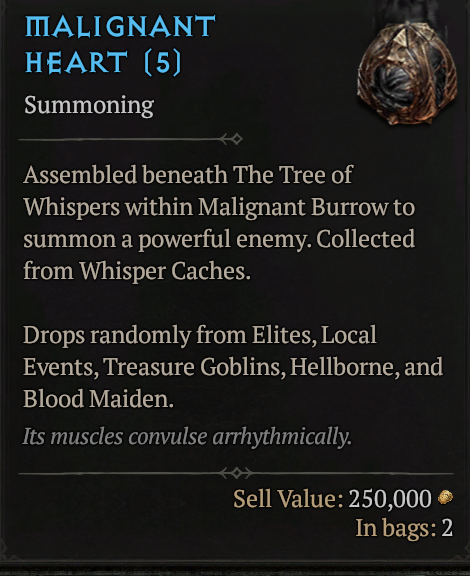 Buy ⭐ Season 7⭐ x1000 Maligna in DIABLO 4 Items - Offer #256435561