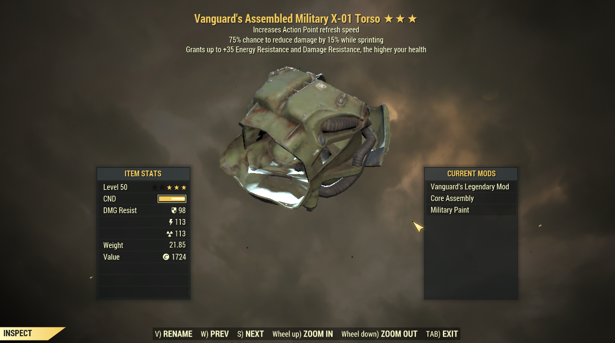 Buy [Legendary Power Armor] Vangua in FALLOUT 76 Items - Offer #2413261787
