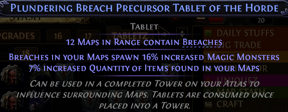Buy 7% QUANTITY OF ITEMS FOUND IN in PATH OF EXILE 2 Items - Offer ...