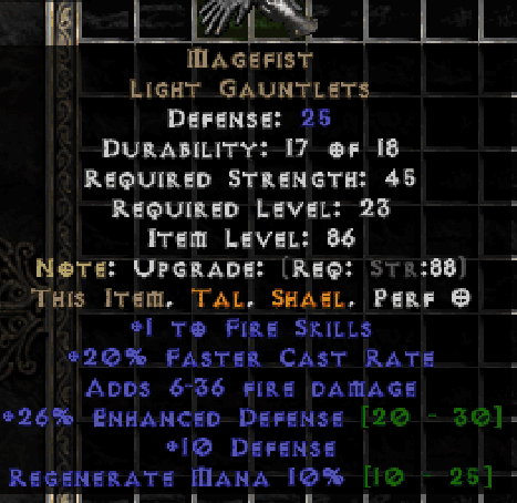 Buy Magefist gloves - PD2 Season 8 in PROJECT DIABLO 2 Items - Offer ...