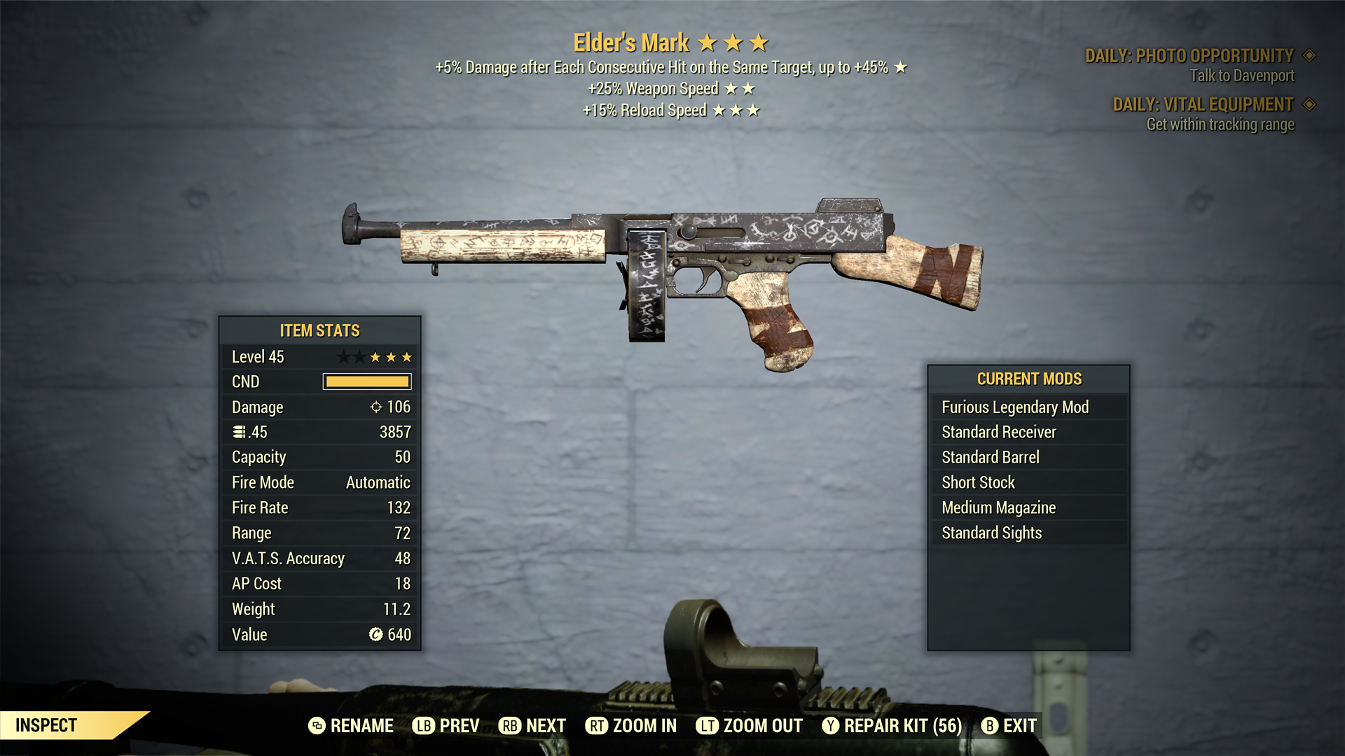 Buy [XBOX] Furious Elder's Mark Su in FALLOUT 76 Items - Offer #253839669