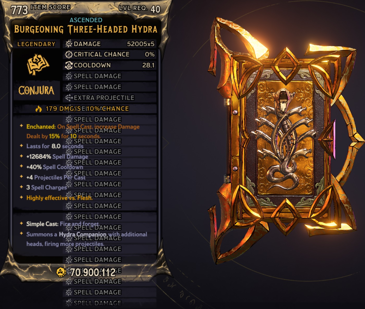 Buy ⭐[MODDED] L40 HYDRA - 52.005 in TINY TINA'S WONDERLANDS Items ...