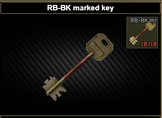 Buy RB-BK marked key (via FLEA) in ESCAPE FROM TARKOV Items - Offer ...