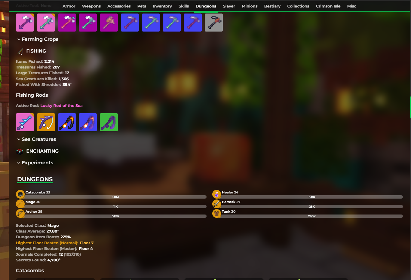 Buy skycrypt 14.30Billion nw(hard in MINECRAFT: HYPIXEL Accounts ...