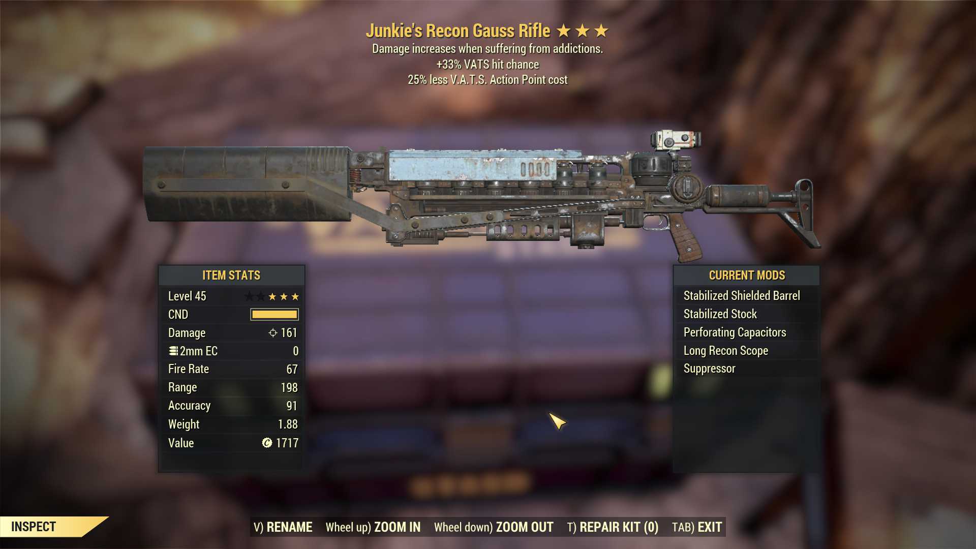 Buy Junkie's Gauss Rifle (+50% VAT in FALLOUT 76 Items - Offer #2420149949