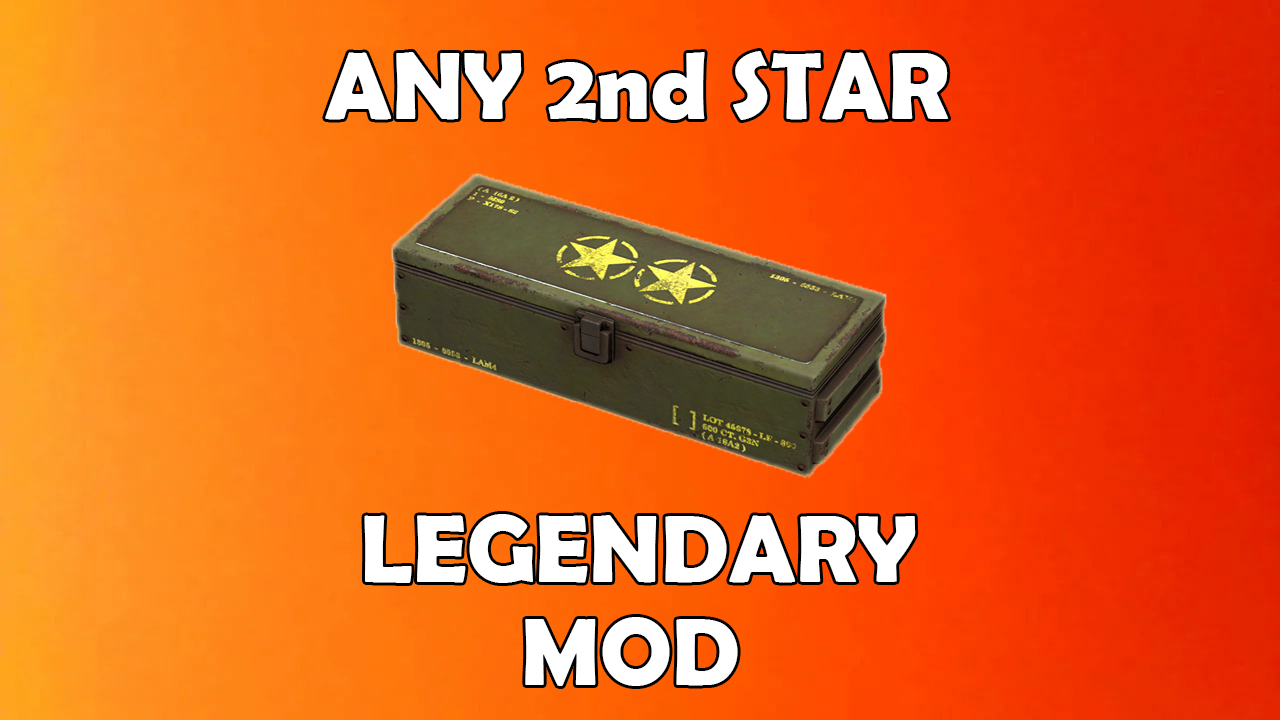 Buy Any 2nd star Legendary Mod (Ex in FALLOUT 76 Items - Offer #251836297