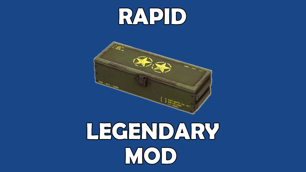 Buy [PS] Rapid Legendary Mod in FALLOUT 76 Items - Offer #252799086