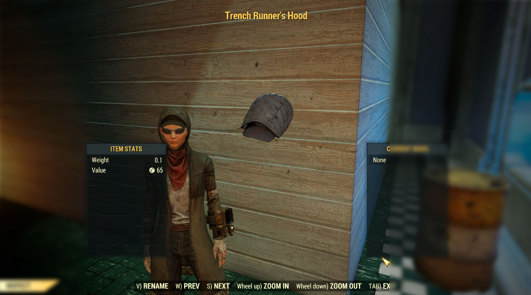 Buy Trench Runner's Coat & Hood 2i in FALLOUT 76 Items - Offer #2527422064