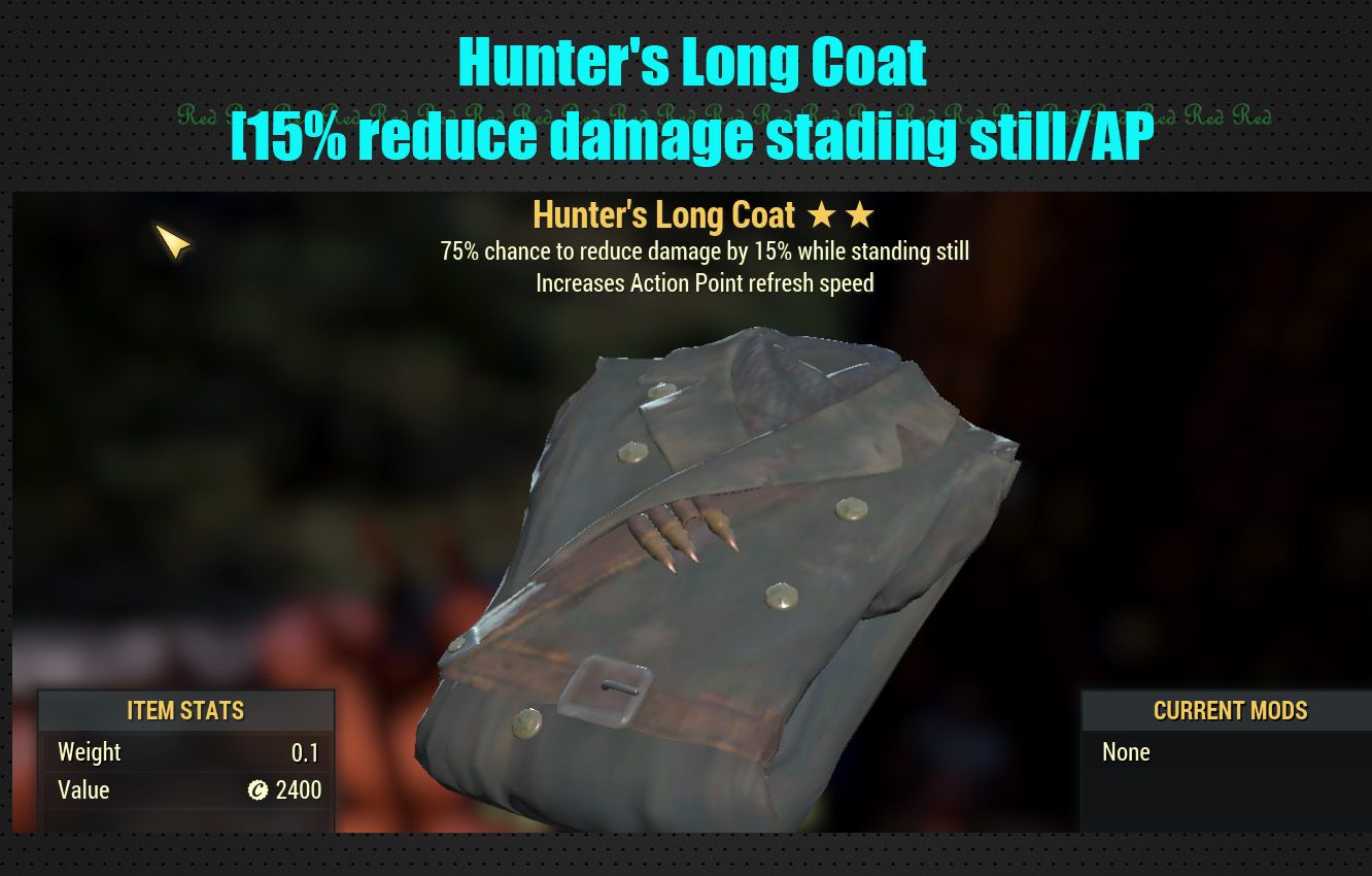 Buy Hunter's Long Coat [15% reduce in FALLOUT 76 Items - Offer #236581755