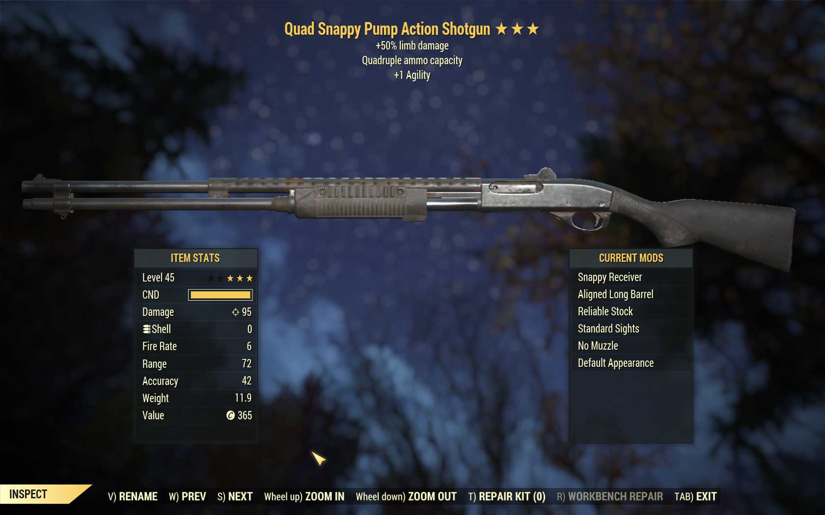 Buy Quad Pump Action Shotgun (+50% in FALLOUT 76 Items - Offer #2420122066